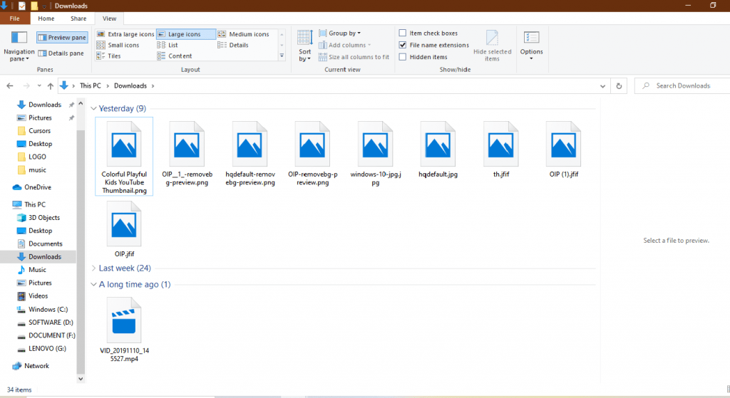 Thumbnail Previews Not Showing in Windows 10 - SoftwareHope