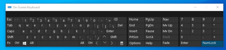 How to show keyboard indicator on screen - SoftwareHope