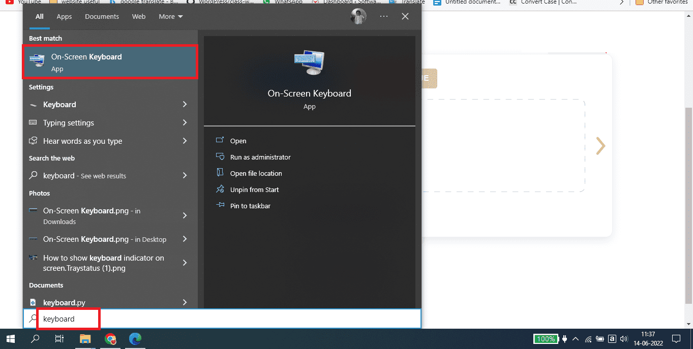 How to show keyboard indicator on screen - SoftwareHope