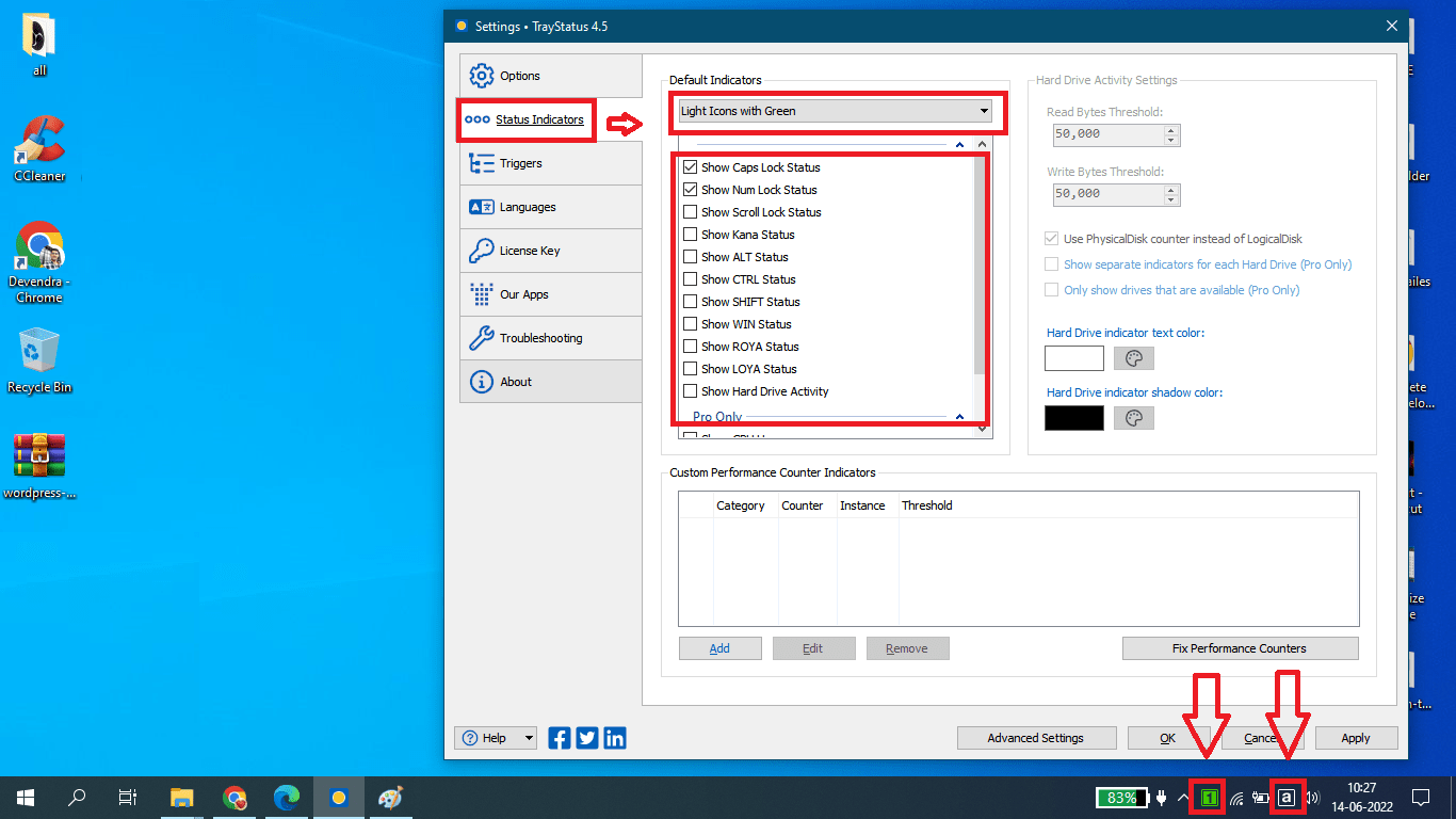 How to show keyboard indicator on screen - SoftwareHope